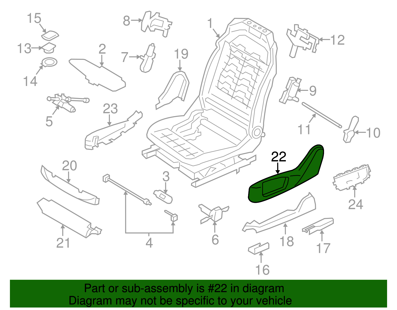 52107318975 - 2013-2019 BMW Side Shield (52-10-7-318-975) | BMW of ...