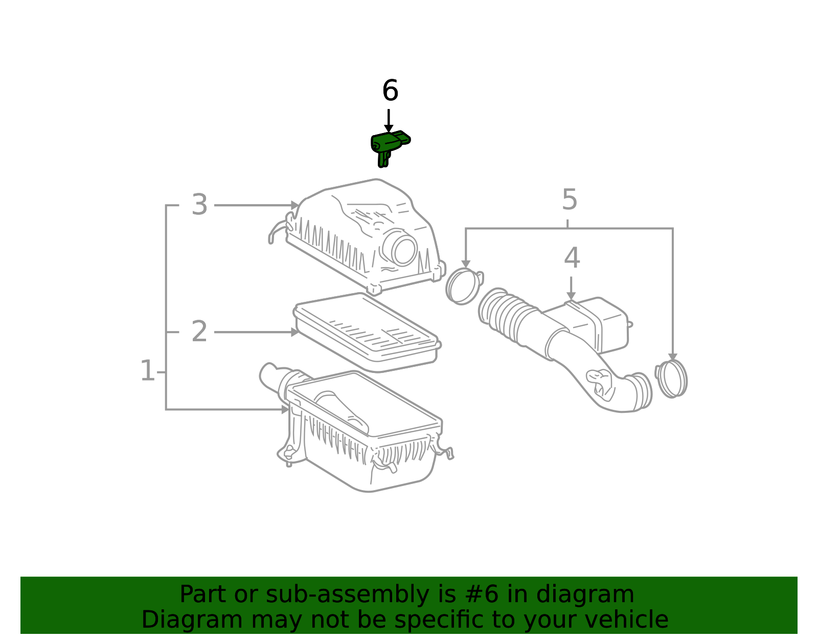 Genuine Toyota Sequoia Tundra Air Flow Meter 22204-0F010 | Frontier Toyota