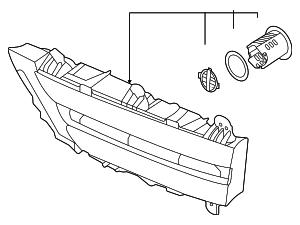 Hyundai - 92404-AR010 - Tail Lamp - 2022-2025 Genesis | OEM Hyundai ...
