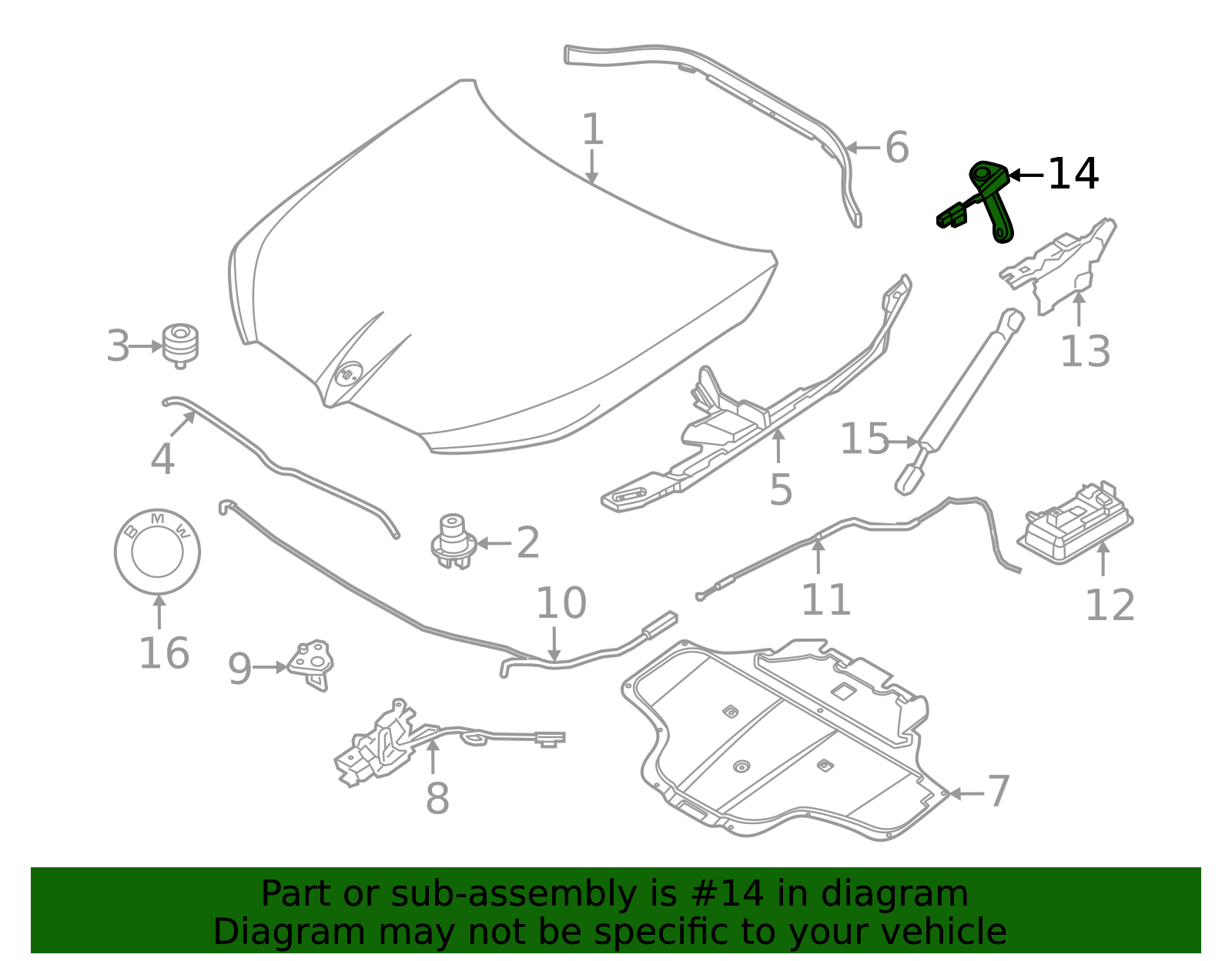 Genuine BMW 51-23-5-B4E-7C3 | Actuator | FREE Shipping on Most Orders ...