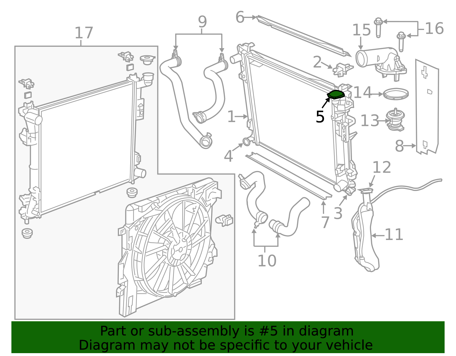 2001-2020 Mopar Radiator Cap 05278697AA | Mopar Parts Canada