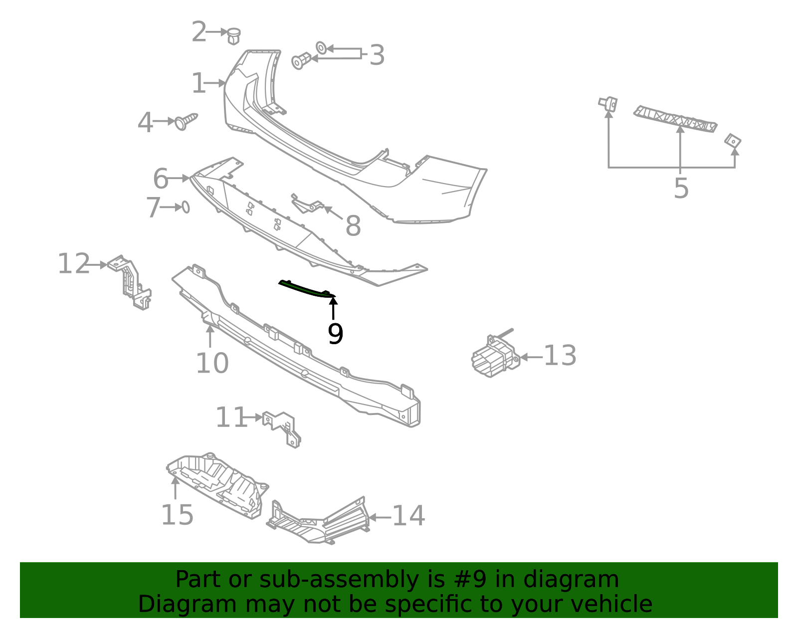 Hyundai - 92405-AA200 - Reflector - 2021-2023 Hyundai Elantra | OEM ...
