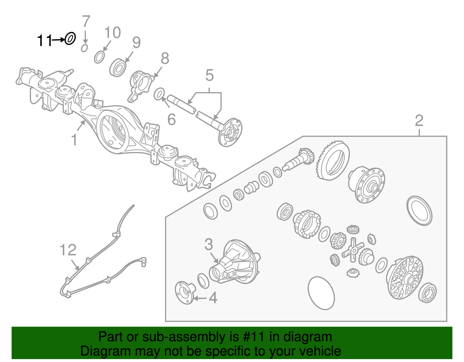 52218-3E000 - Oil Seal 2003-2009 Kia Sorento | Kia.Parts Store