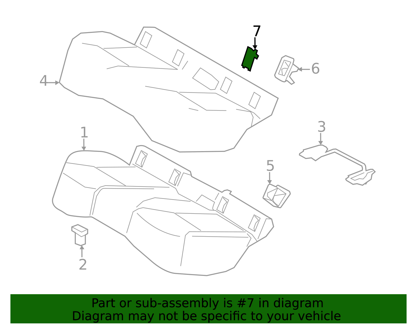 Genuine Toyota Child Restraint Seat Tether Anchor Cover 2020-2025 ...