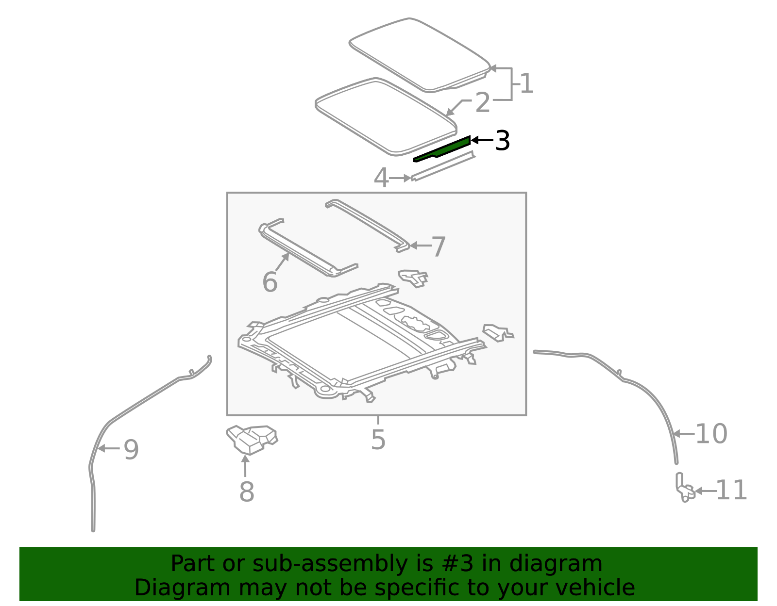 63218-78010 - High-Quality Sunroof Opening Trim for 2015-2021 Lexus ...