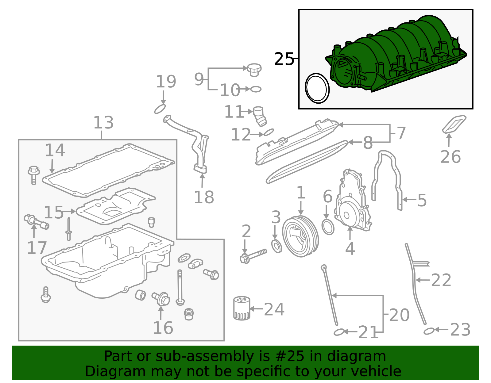 12686561 - Intake Manifold Assembly 2008-2017 GM | Londoff Discount Parts
