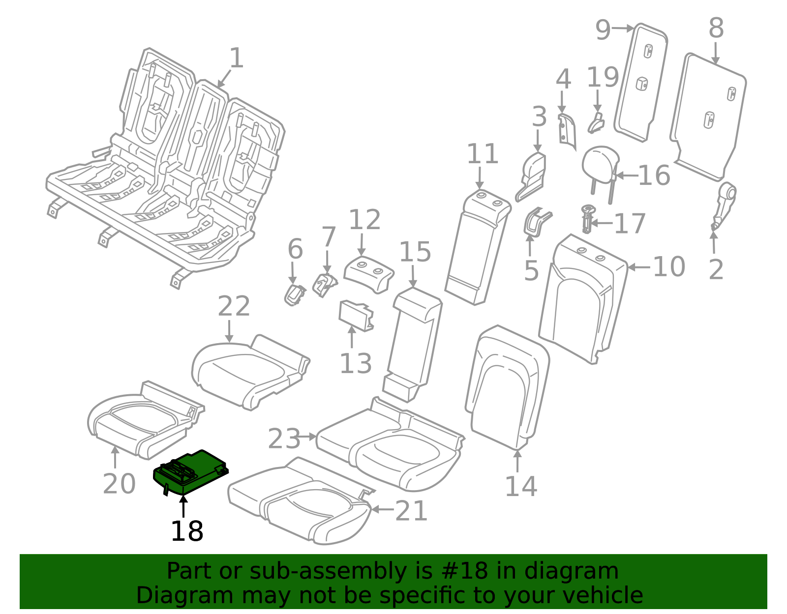 52-20-7-938-516 - High-Quality Seat Armrest for 2020-2024 Mini Cooper ...