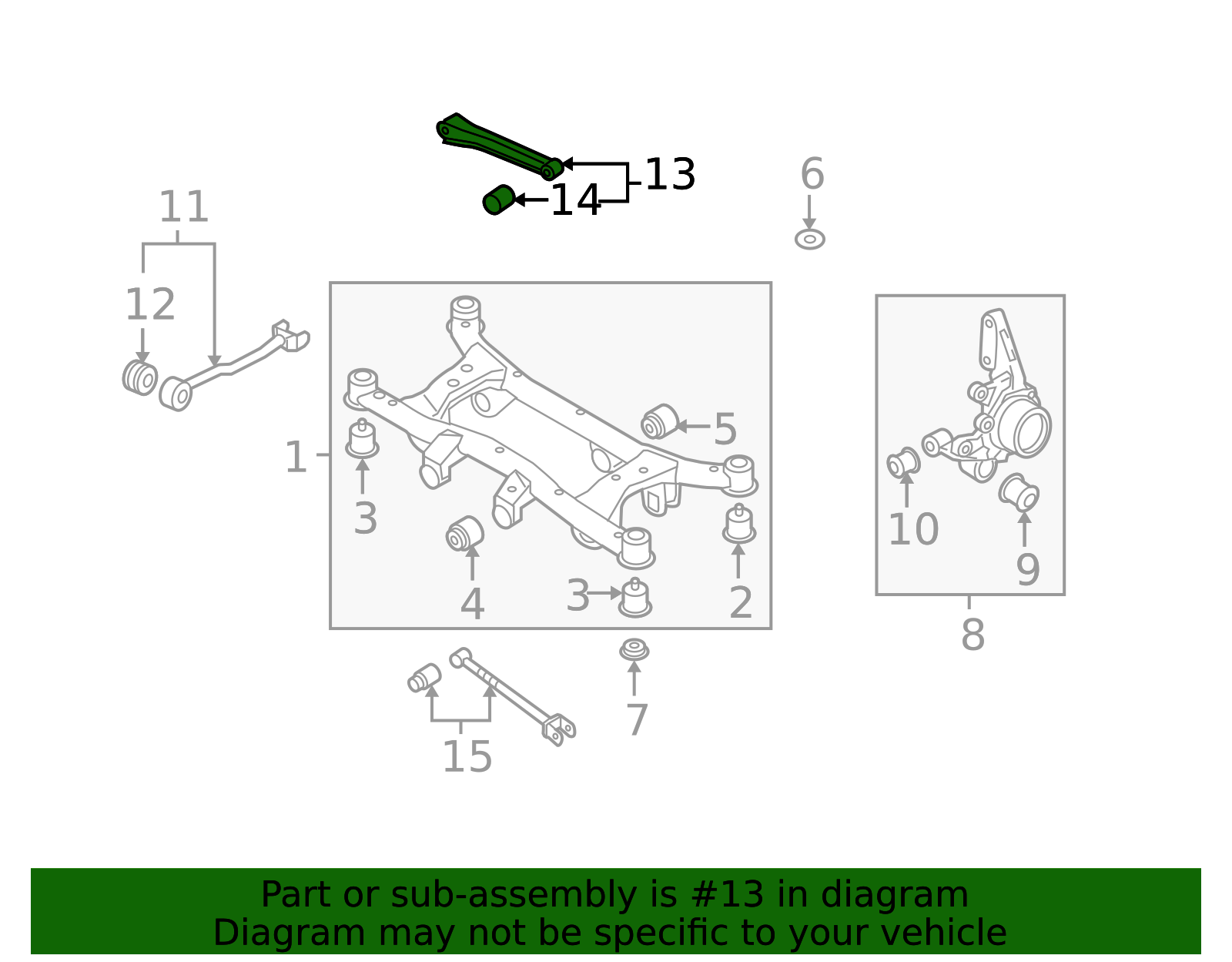 Genuine Ft Lateral Arm for 2005-2009 Hyundai Tucson | Part# 55220-2E500 ...