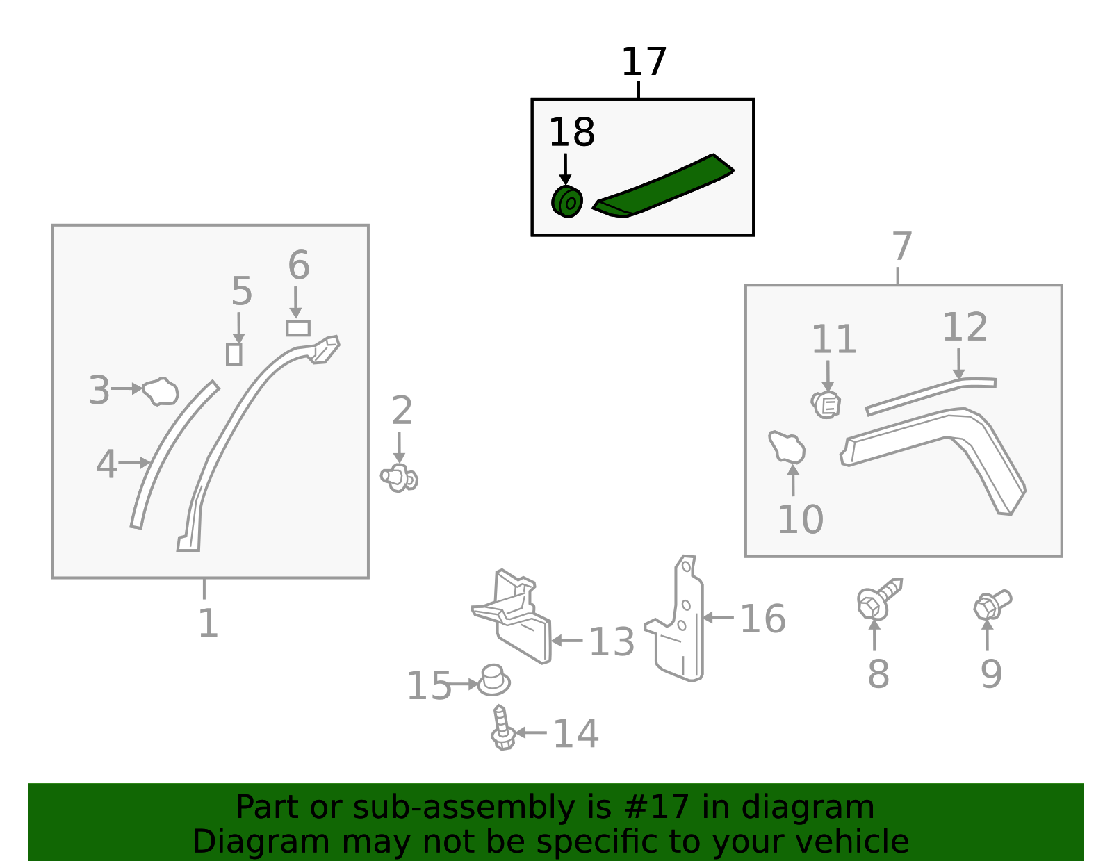 Genuine Toyota Upper Molding part# 62791-0R010 for 2019-2025 Toyota ...