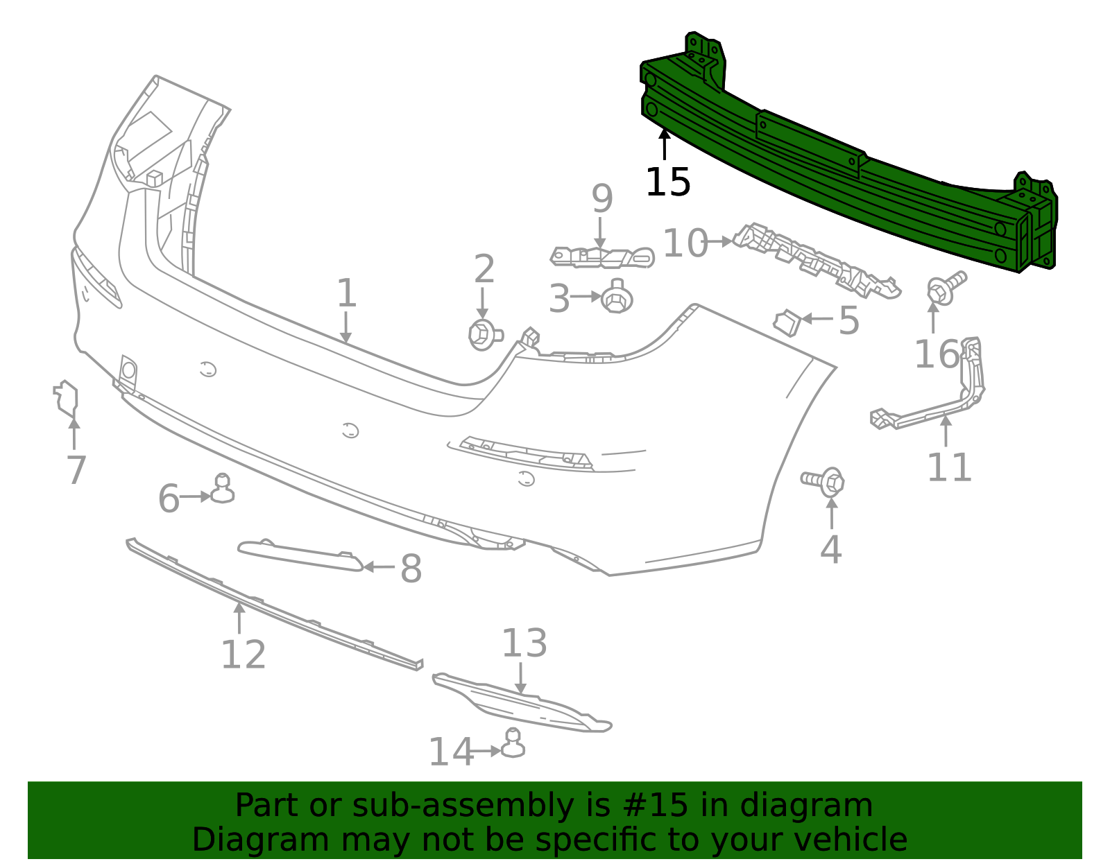 2016-2025 Honda Civic Impact Bar 71530-TBA-A11 | Honda Factory Parts