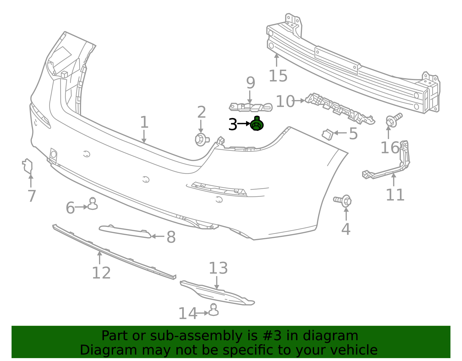 90104-T20-A00 - 2022-2025 Honda - Bumper Cover Bolt | Genuine Honda Parts