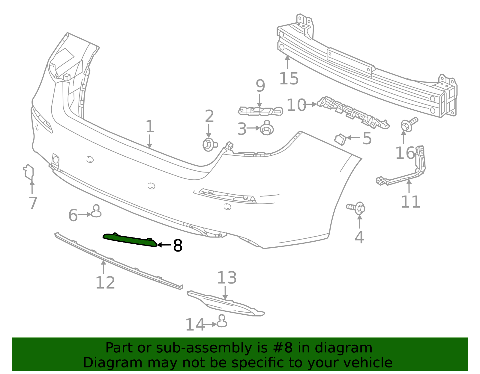 33505-T43-J01 - Reflector 2022-2025 Honda Civic | Honda Parts Online
