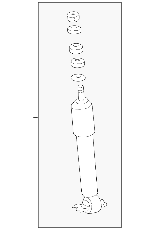 2001-2004 Toyota Tacoma Shock Absorber 48510-A9160 | OEM Parts Online