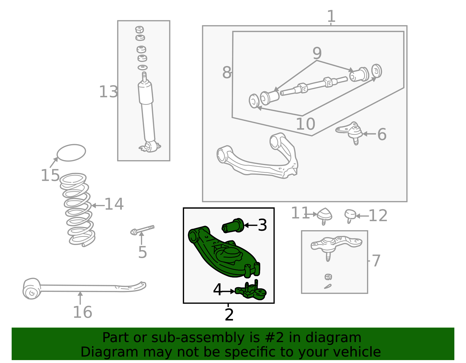 48069-35110 - 2001-2004 Toyota Tacoma - Lower Control Arm | Toyota ...