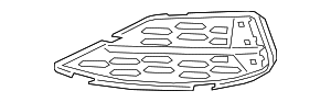 51118074783 - 2019-2025 BMW Outer Grille (51-11-8-074-783) | BMW of ...