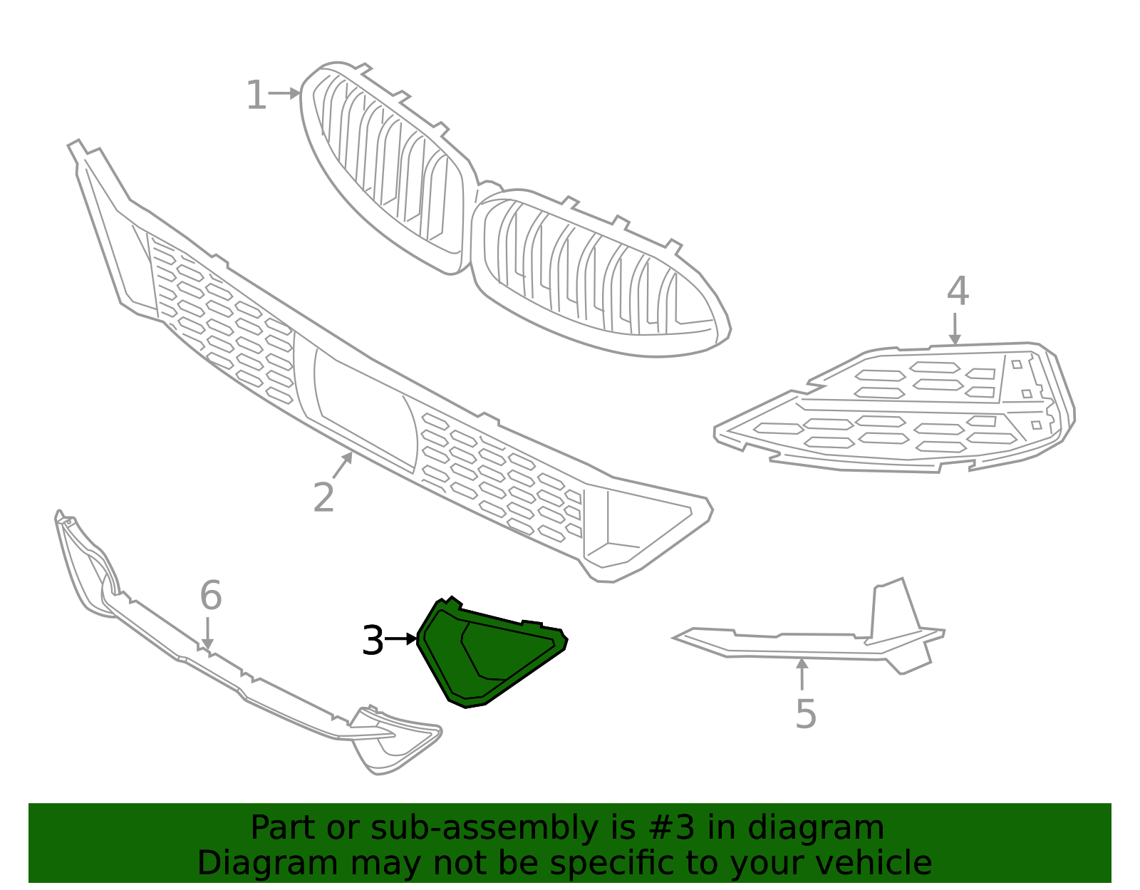 2019-2025 BMW | Opening Trim | 51118074801 | BMW OEM Parts Store
