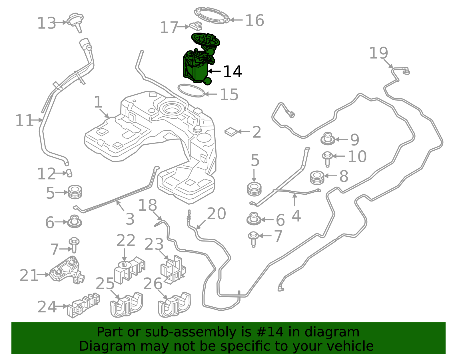 2019-2025 BMW | Fuel Pump | 16119468618 | BMW OEM Parts Store