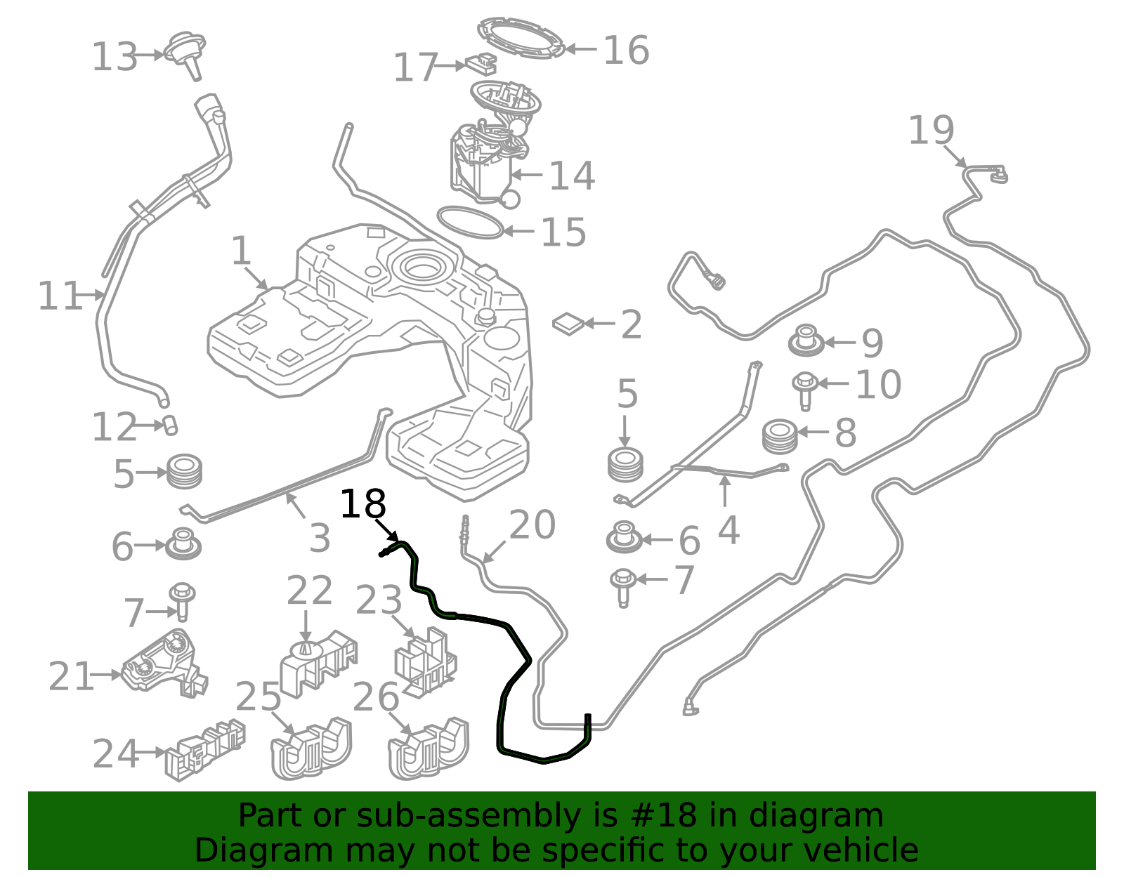 2019-2025 BMW Front Press Line 16-12-9-844-642 | BMW Parts Online Hub