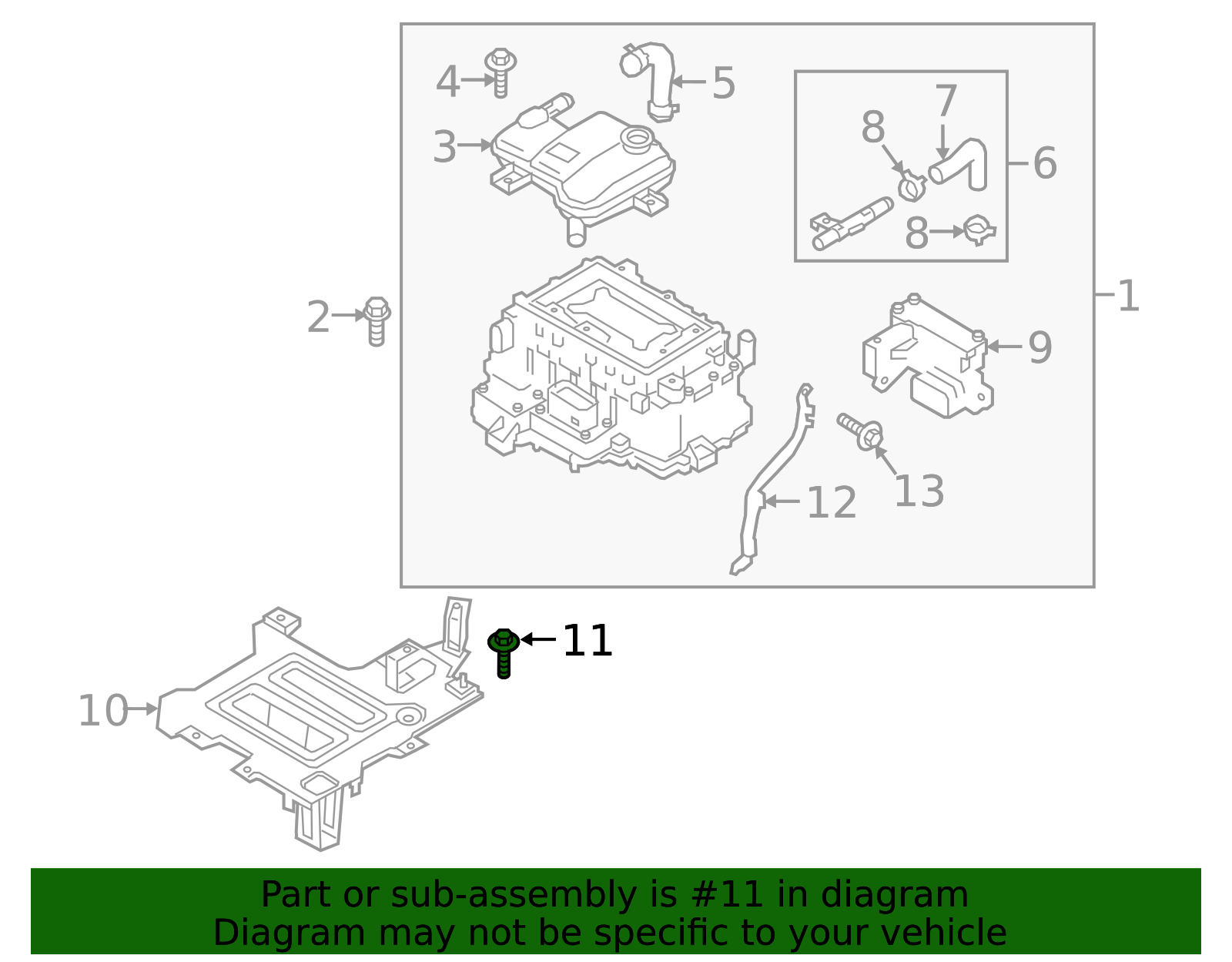2010-2025 Kia OEM NEW 10-20 Kia Headlamp Assembly Bolt Radiator Support ...