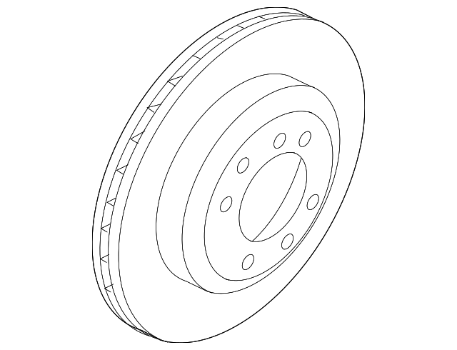 2019-2024 Porsche Cayenne Disc Brake Rotor Rear 9Y0-615-601-A | OEM ...