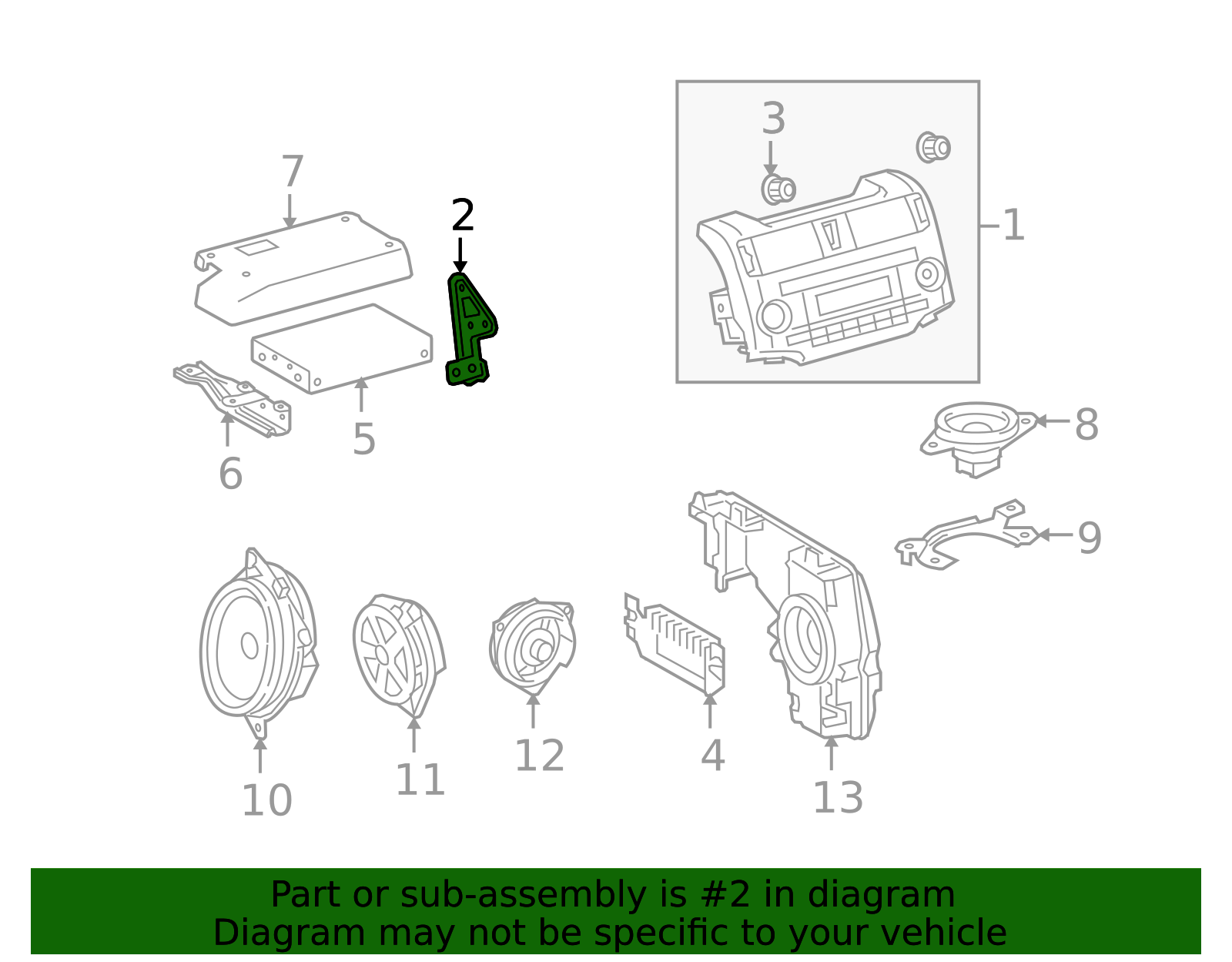 Genuine Official Toyota Receiver Mount Bracket part# 86212-35070 for ...