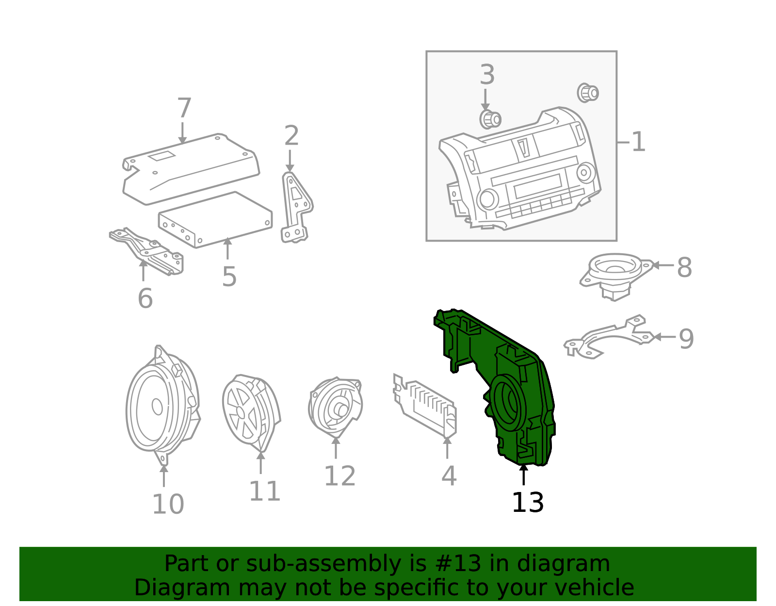 OEM Speaker 86150-0W120 - Restore Crisp Sound Quality | AutoNation Parts