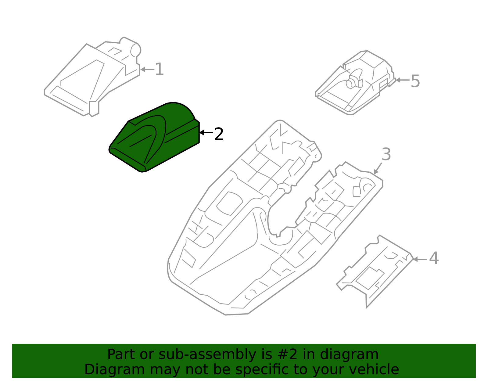 2016-2018 Kia Sorento | Radar Sensor | 95890-C5000 | Kia Auto Parts