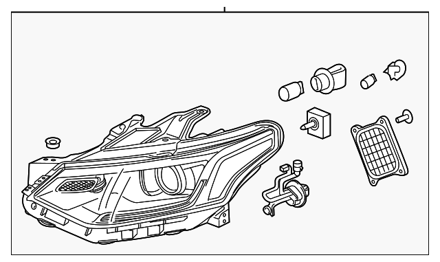 84887857 - Driver Side Headlamp 2018-2021 Chevrolet Traverse | GM Parts ...