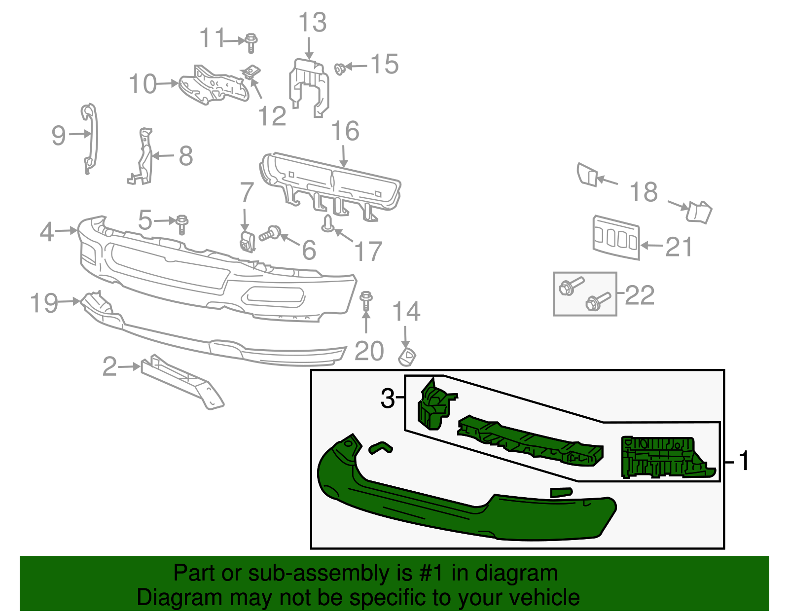 2004-2005 Ford F-150 Bumper Cover 4L3Z-17D957-CA | QuirkParts