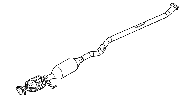 2014-2017 Mazda 6 Converter & Pipe PY03-20-55XA | RealMazdaParts.com