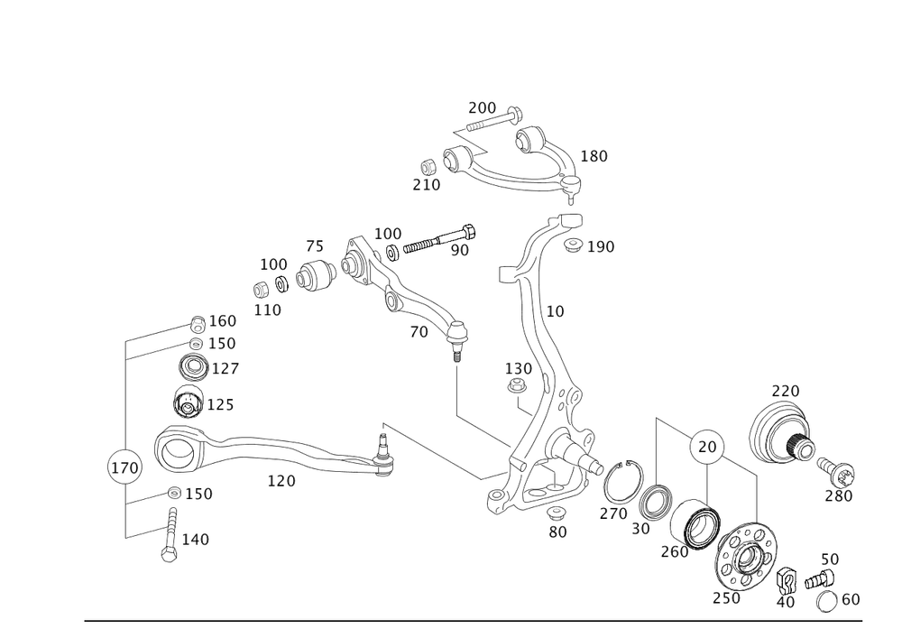 204-337-03-45 - Blind Flange, Round 1968-2015 Mercedes-Benz | Mercedes ...