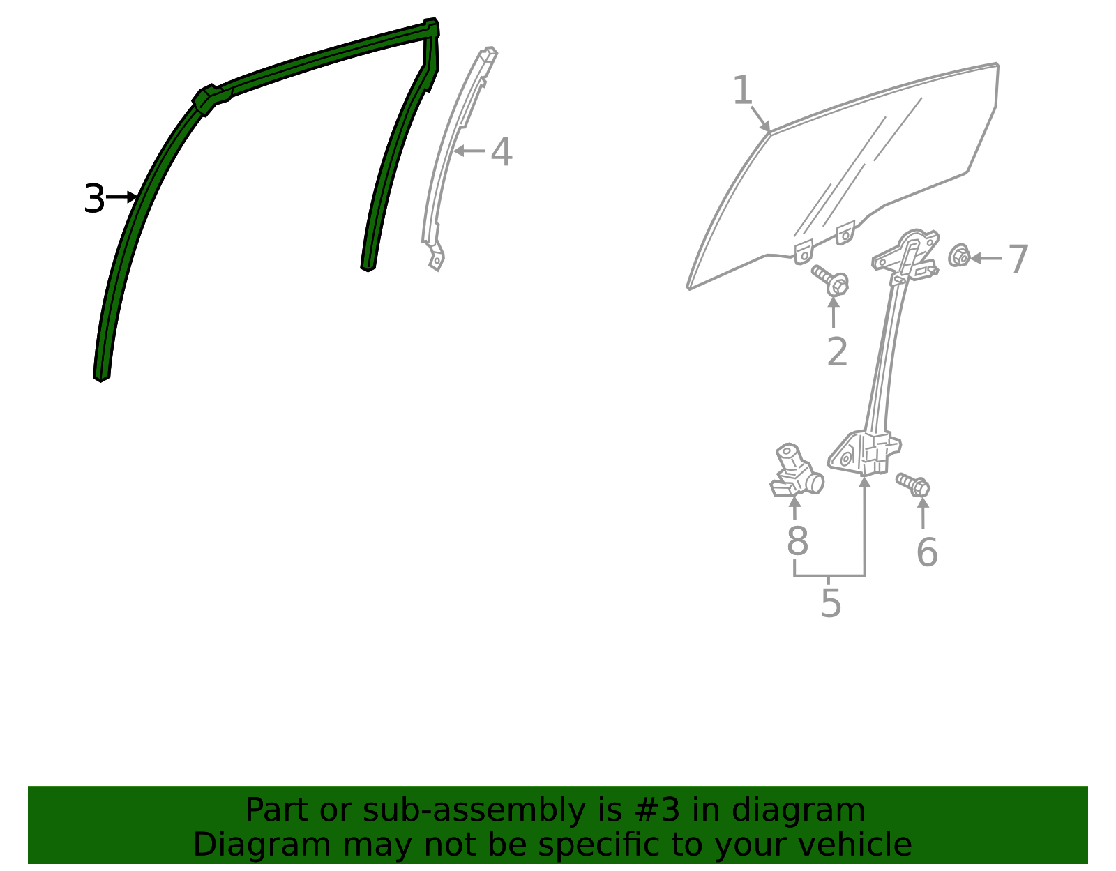 Window Channel - Smooth Window Travel 72735-TVA-A03 | AutoNation Parts