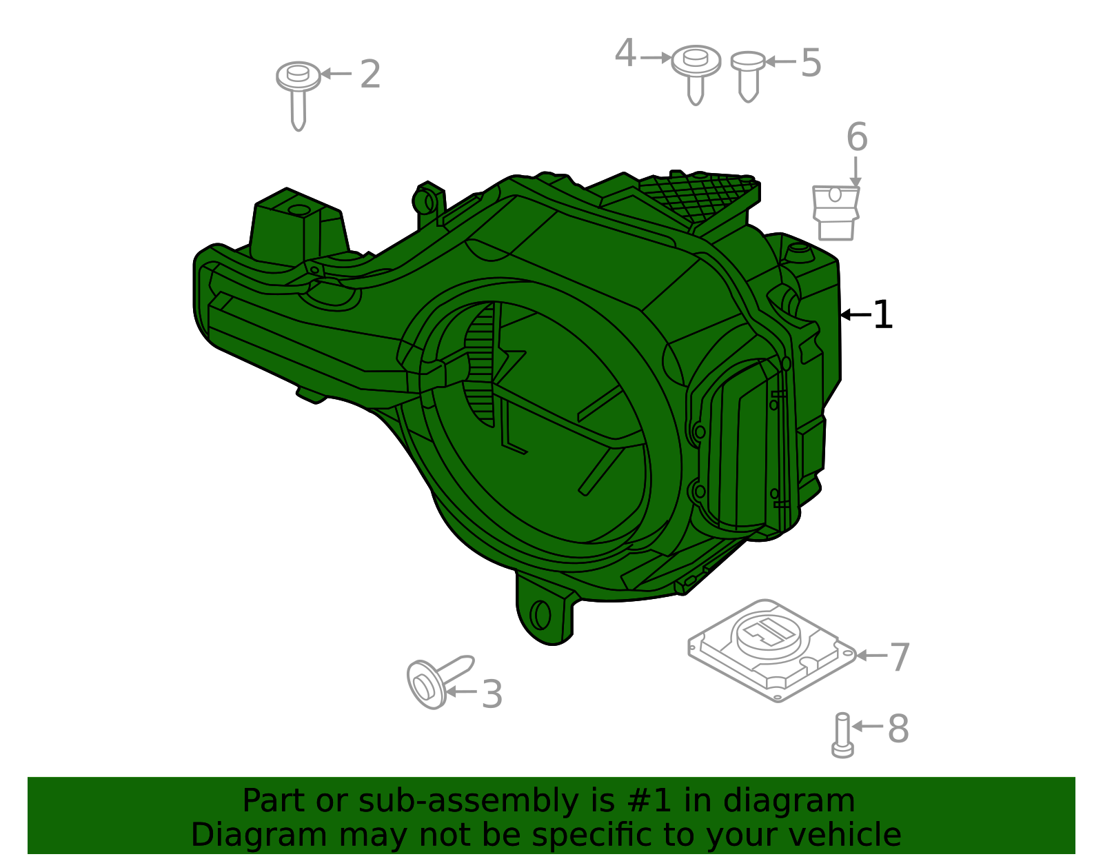 2021-2025 Ford Bronco Lamp Assembly P2DZ-13008-G | OEM Parts Online