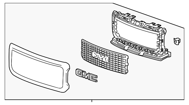 2017-2020 GMC Canyon Chrome Front Grille 84733974 | Capital Chevy Parts