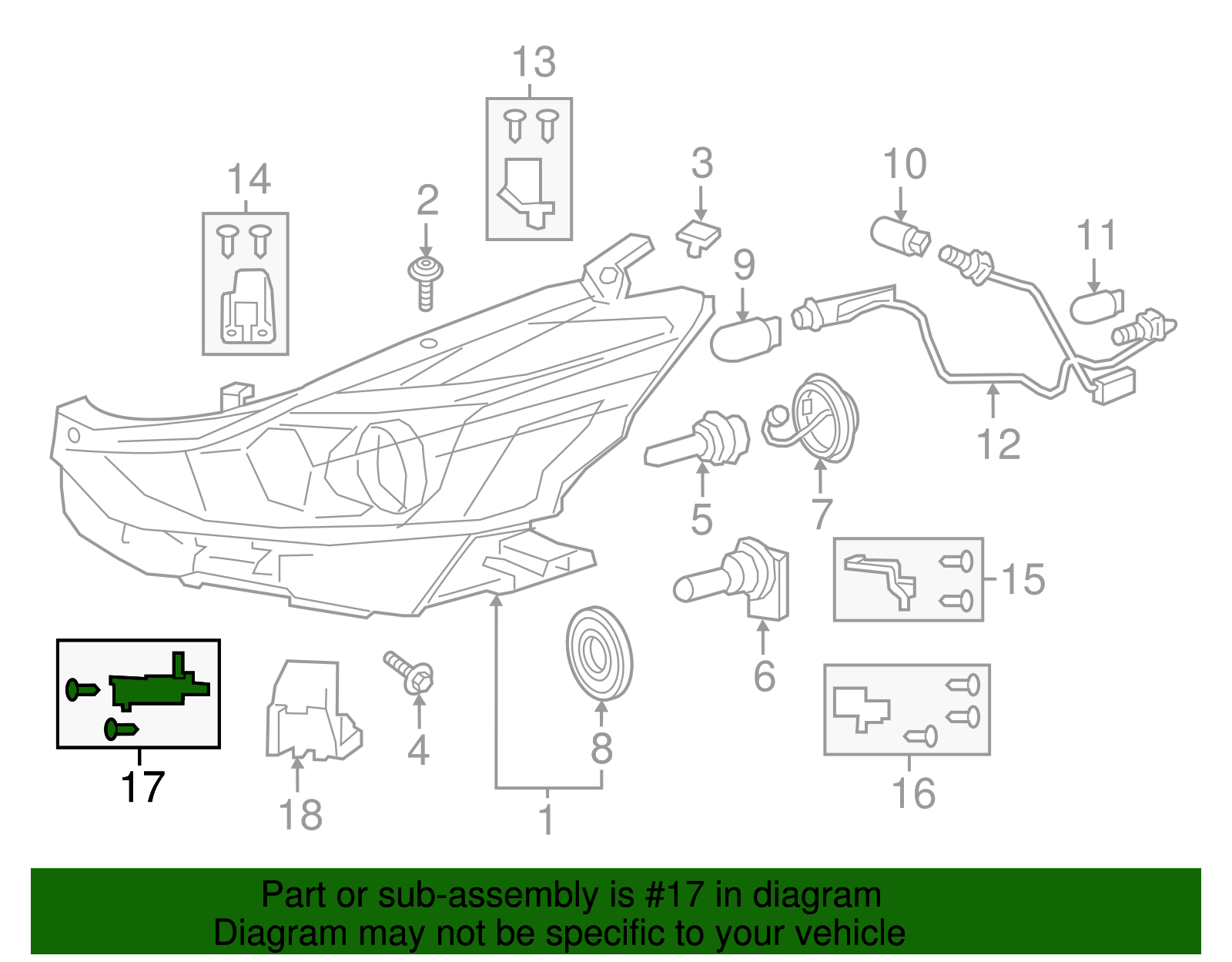 81195-47050 - High-Quality Headlight Bracket for 2012-2017 Toyota Prius ...