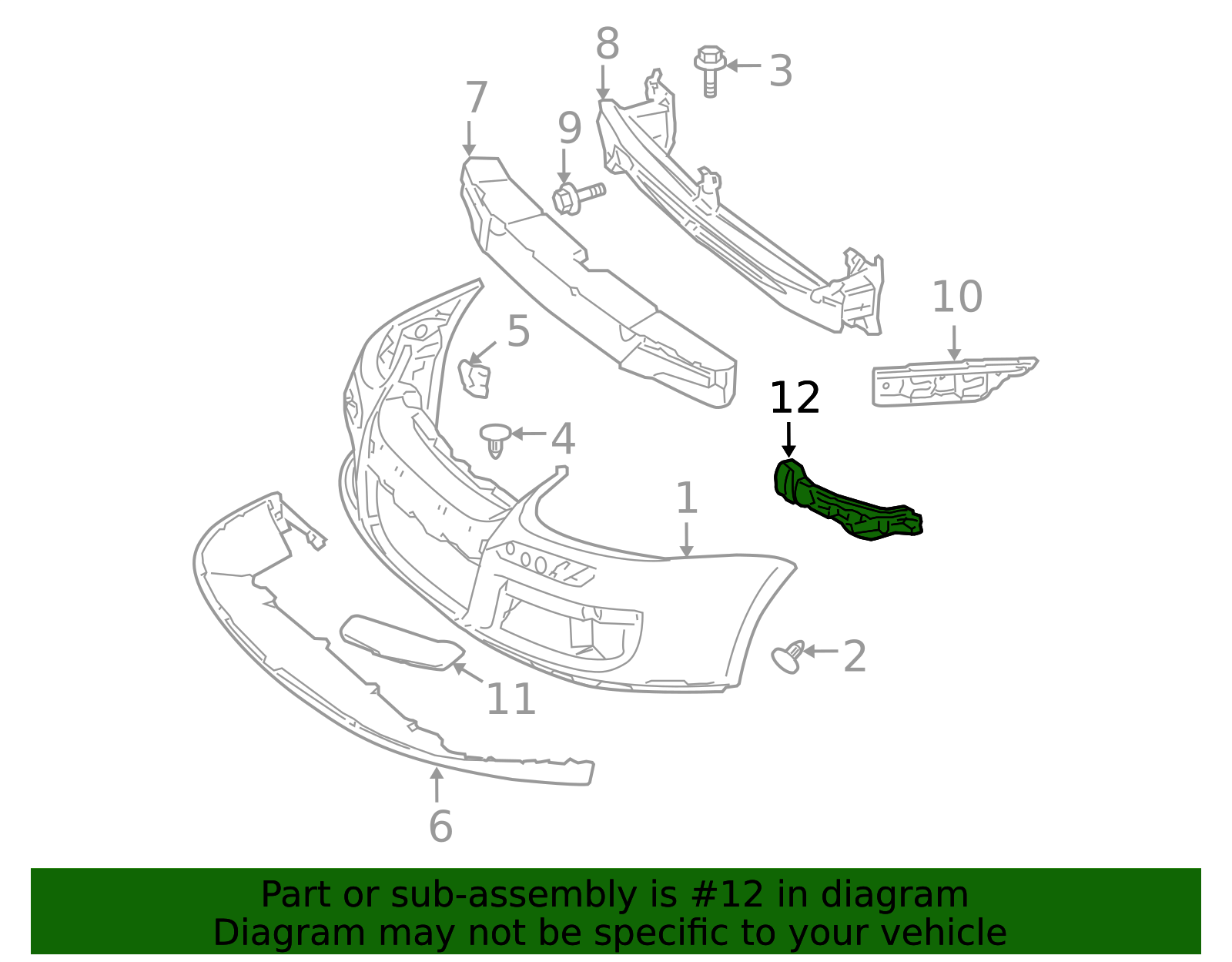 2005-2010 Volkswagen Upper Retainer 1K0-807-889-B | OEM Parts Online