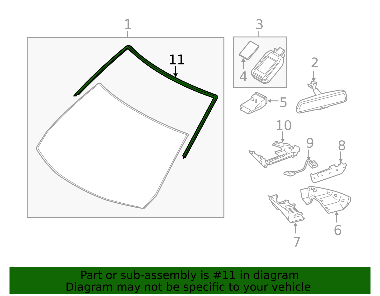 2019-2025 Mazda 3 | Reveal Molding | BDTS-50-601 | Mazda Online Parts
