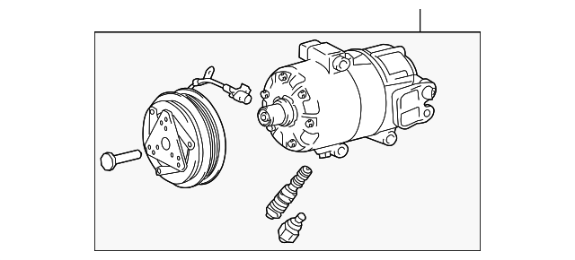 2003-2008 Pontiac Vibe Air Conditioning Compressor 88974336 | Shop ...