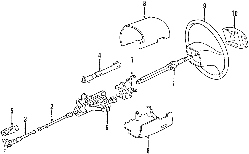 1997-2007 Ford OEM NEW 1997-2007 Ford E-350 Super Duty Shaft Assembly ...