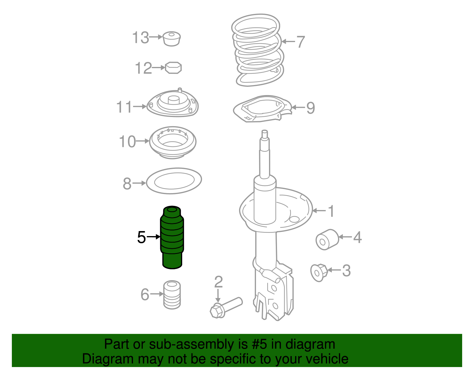 54625-2T000 - Dust Cover 2011-2019 Kia | Kia.Parts Store