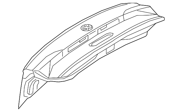 17A-827-025-A - Trunk Lid 2019-2024 Volkswagen Jetta | Wolfsburg Parts ...