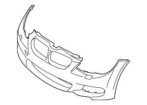 51118035783 - 2011-2013 BMW Bumper Cover (51-11-8-035-783) | BMW of ...