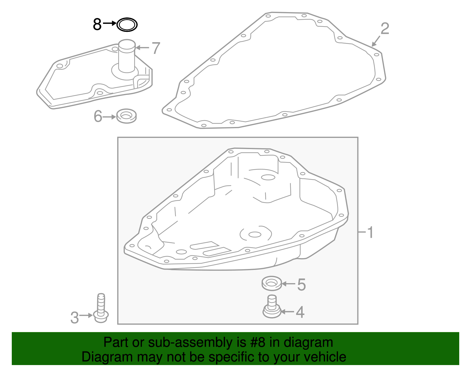 2824A005 - Filter O-Ring 2008-2025 Mitsubishi | Mitsubishi Direct Parts