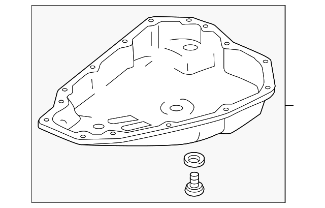 2015-2024 Mitsubishi Trans Pan 2705A051 | Mitsubishi Parts Warehouse ...
