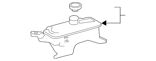 2015-2021 Lexus Expansion Tank 16470-0V010 | OEM Parts Online
