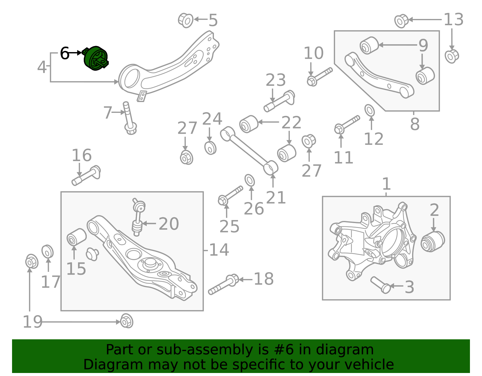 Trailing Arm Bushing 55274-S8000 | MotorMotor