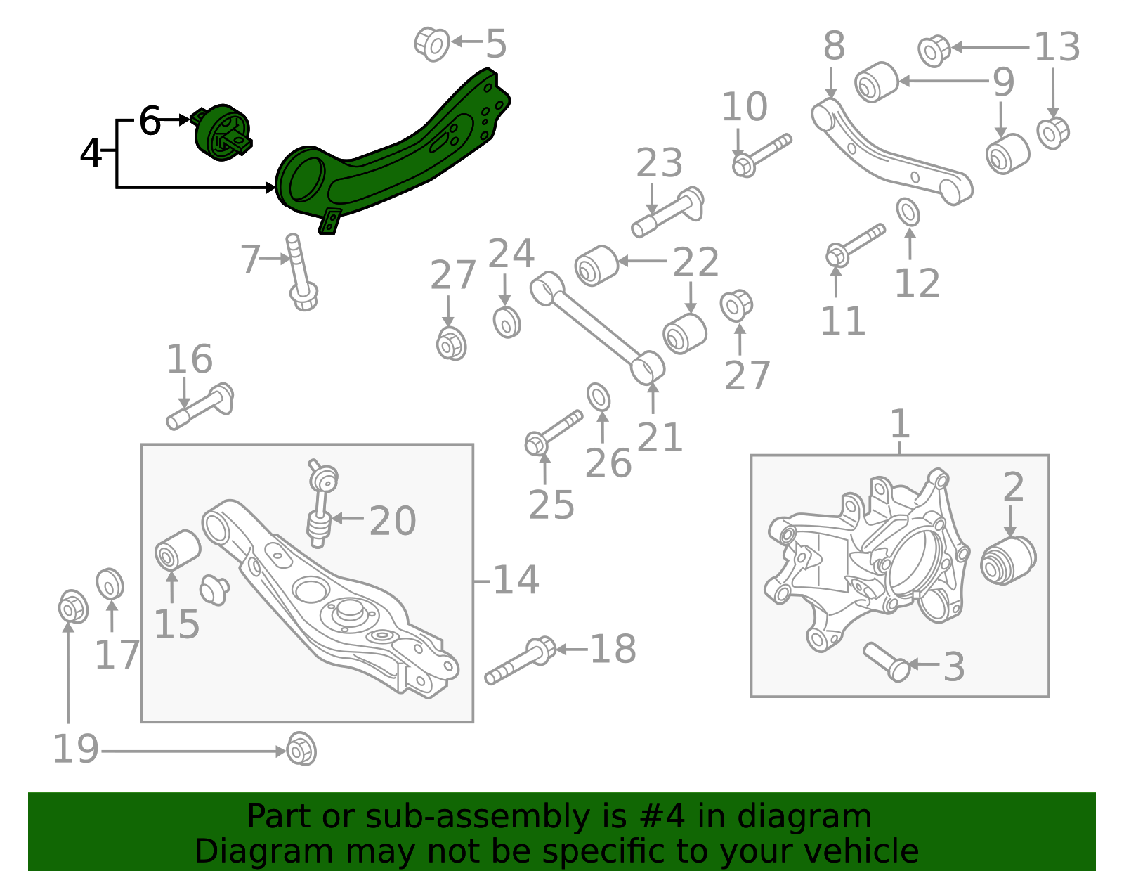 2020-2025 Hyundai Trailing Arm 55271-S8000 | QuirkParts