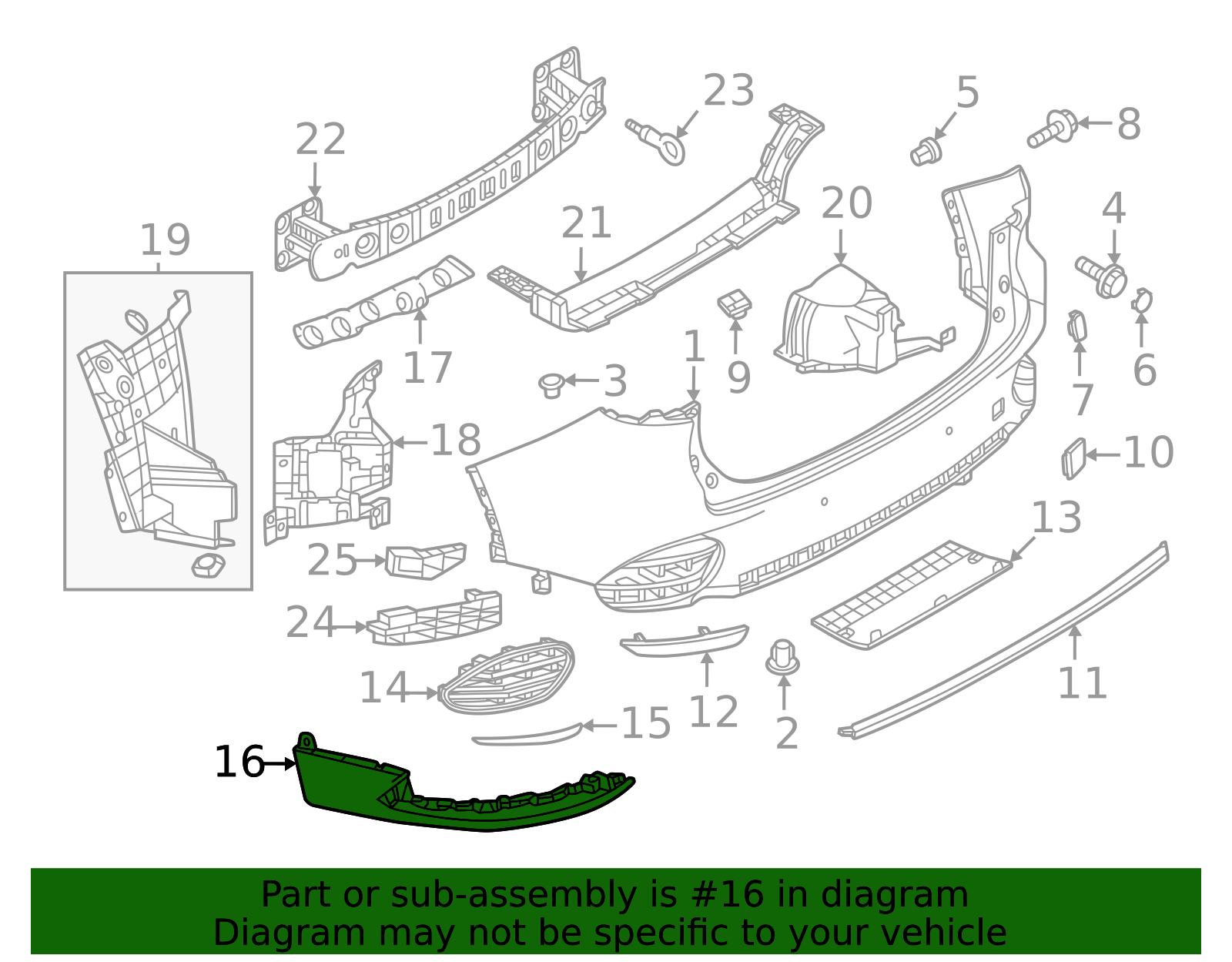 KR9D-50-231 - Corner Molding 2025 Mazda CX-70 | MazdaParts.US Store