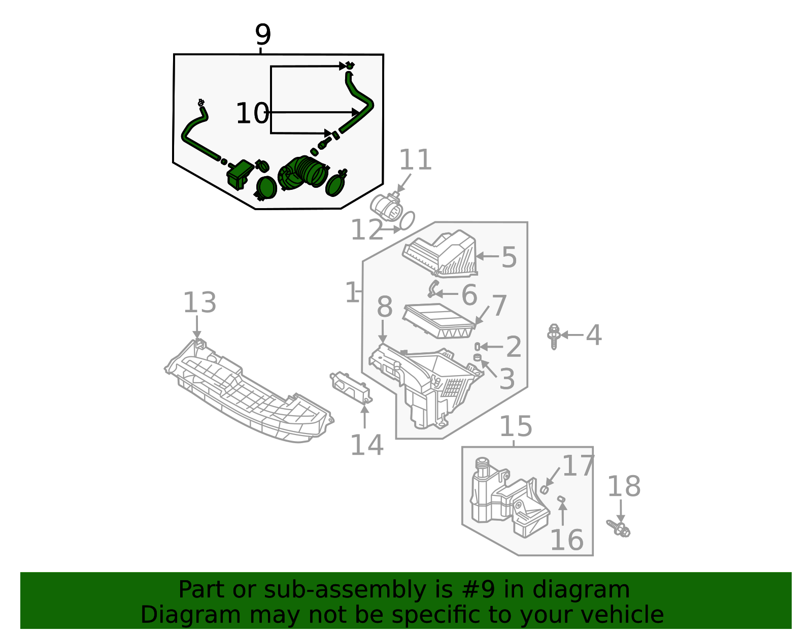 Genuine Upper Hose & Tube for 2024-2025 Hyundai Elantra | Part# 28130 ...