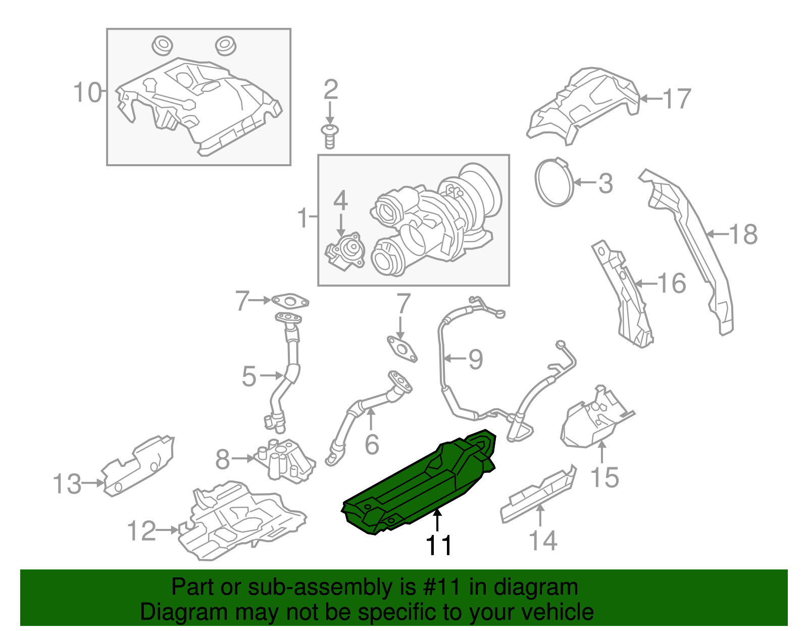 11657843158 - 2012-2019 BMW Lower Shield (11-65-7-843-158) | BMW of ...